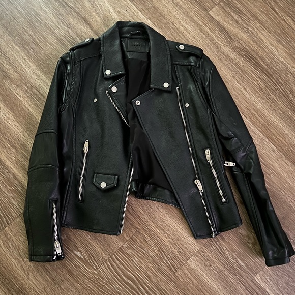 Blank NYC | Jackets & Coats | Blank Nyc Black Leather Biker Jacket ...